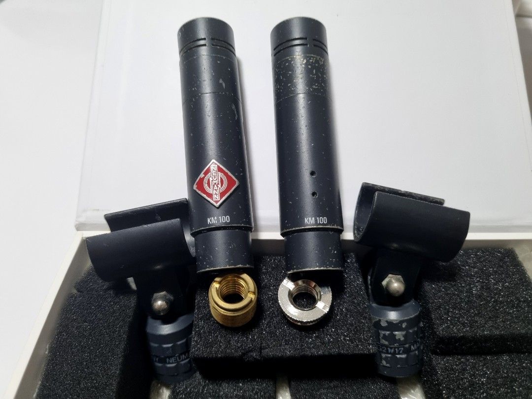 Neumann KM 140 Condenser Microphone Pair (KM100 body & AK40 cardioid ...