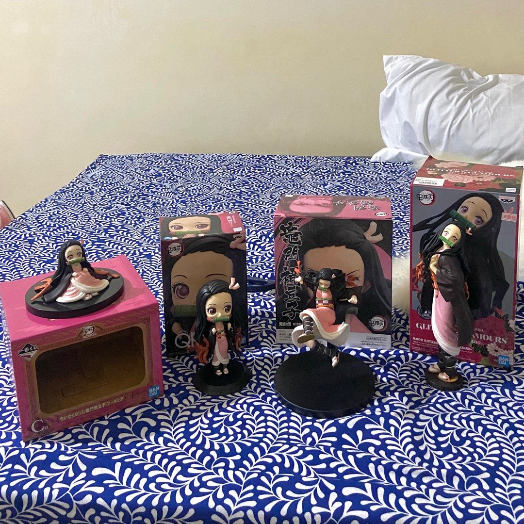 Nezuko Action Figures (ALL IN), Hobbies & Toys, Toys & Games on Carousell