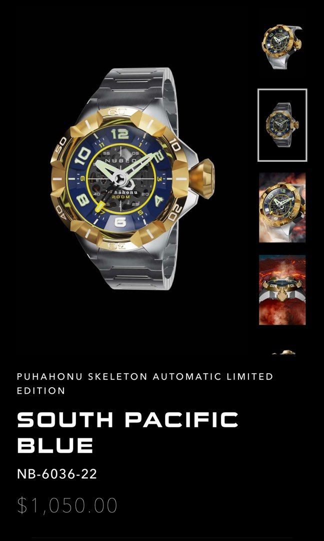 ️NUBEO automatic watch 奴畢歐 全球限量版 3OOpcs 53MM 煙灰缸 ROLEX TUDOR 全新買回來$9800 ...