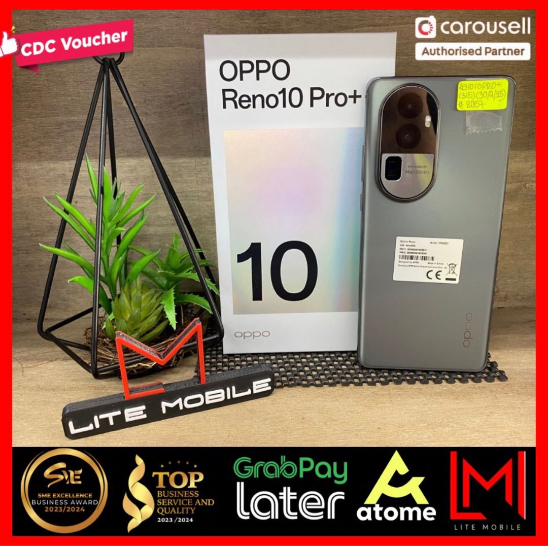 OPPO Reno10 Pro+ Silver 256 GB, Mobile Phones & Gadgets, Mobile Phones ...