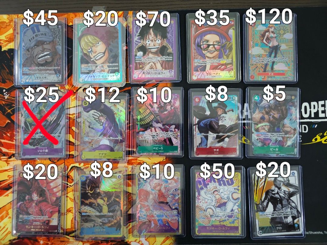 [OPTCG] OP05 Cards For Sale, Hobbies & Toys, Toys & Games on Carousell