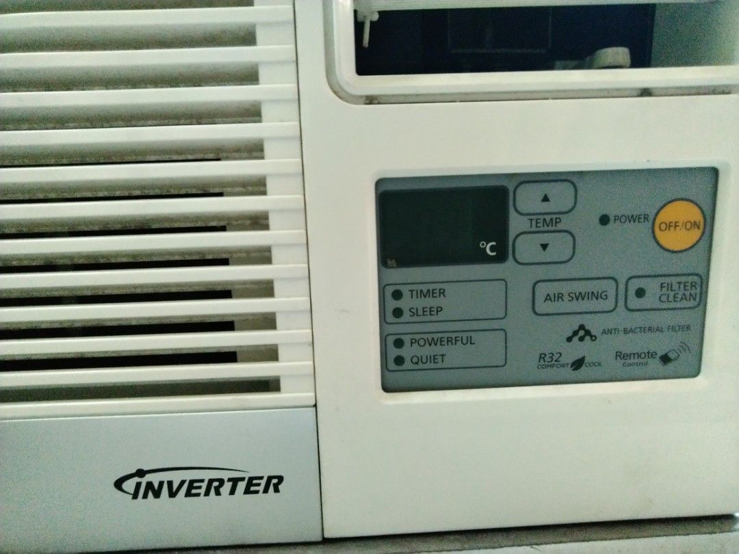 1HP Panasonic CW-U921JPH INVERTER Window Type Aircon Slightly Used - vs ...