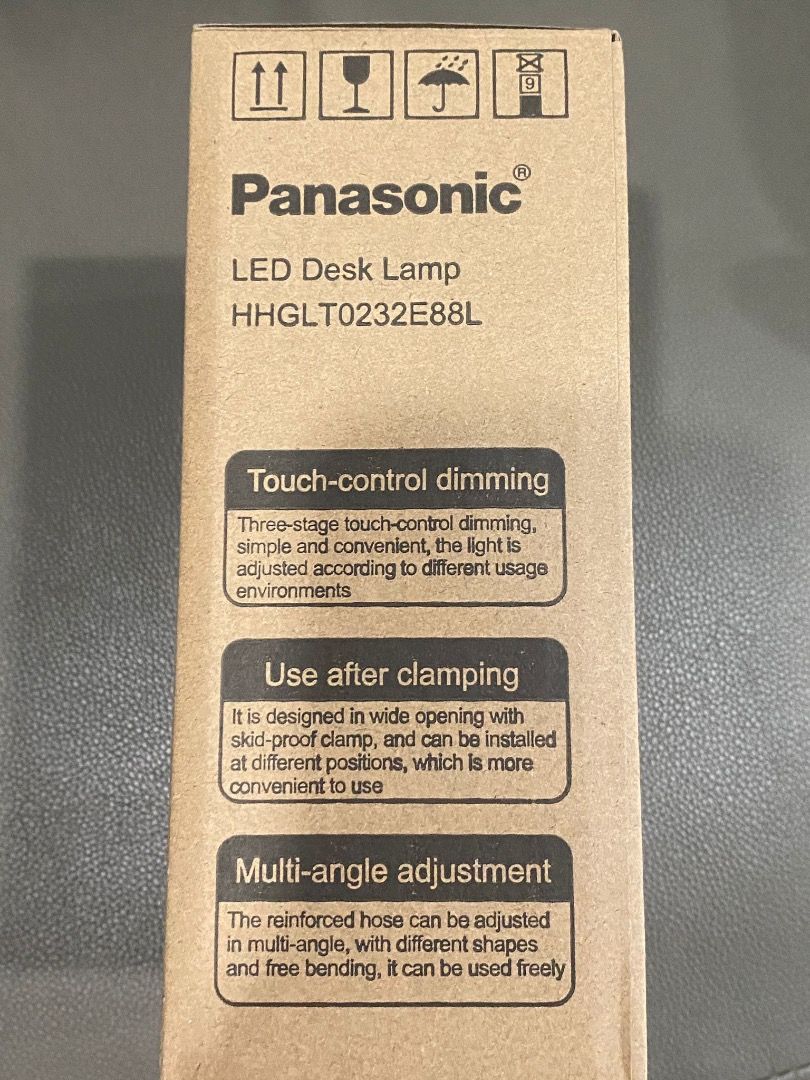 Panasonic desk lamp (model in listing), Furniture & Home Living ...