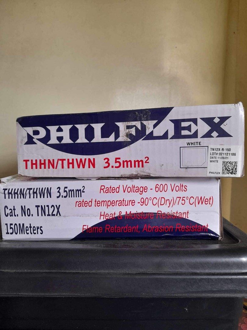 PHILFLEX THHN Wire 3.5mm2, Commercial & Industrial, Construction ...