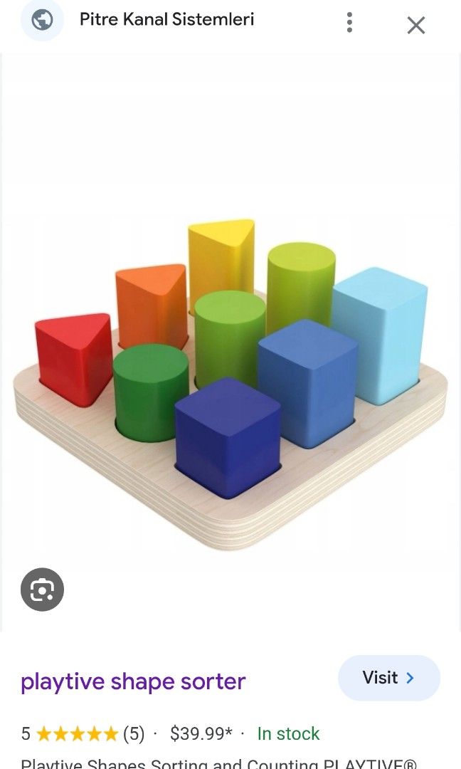 Play Tive Wooden Shape Sorter (B12), Hobbies & Toys, Toys & Games on ...