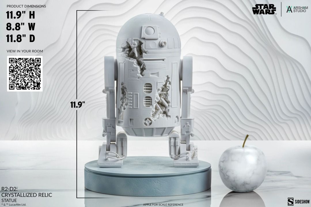 [PO] Sideshow 700244 Star Wars R2-D2 Crystallized Relic Statues ...