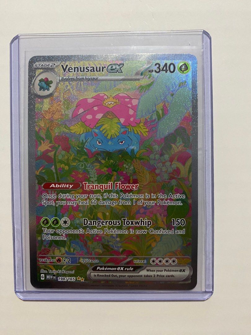 Pokemon Cards - Venusaur ex SAR [151 scarlet violet, eng], Hobbies ...