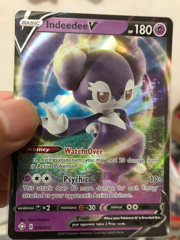 Pokemon Indeedee card, Hobbies & Toys, Toys & Games on Carousell