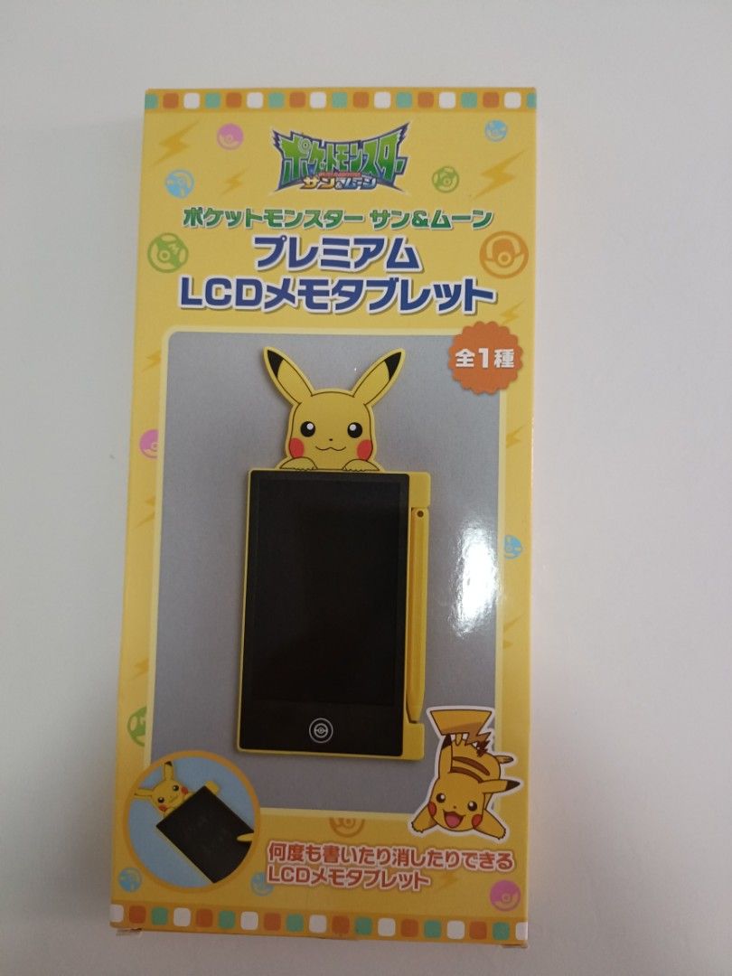 Pokemon Pikachu LED Memo Tablet, Hobbies & Toys, Toys & Games on Carousell
