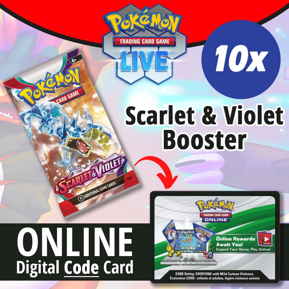 Pokemon TCG Live Code Cards (Sold in bundles of 10x codes), Hobbies ...