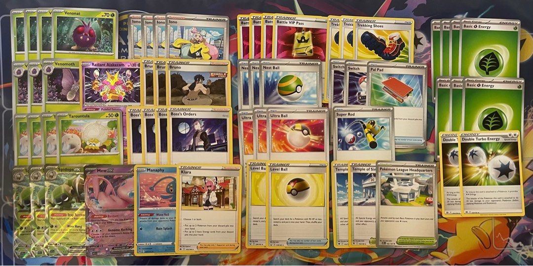 Pokemon TCG Venomoth Spidops ex Deck, Hobbies & Toys, Toys & Games on ...