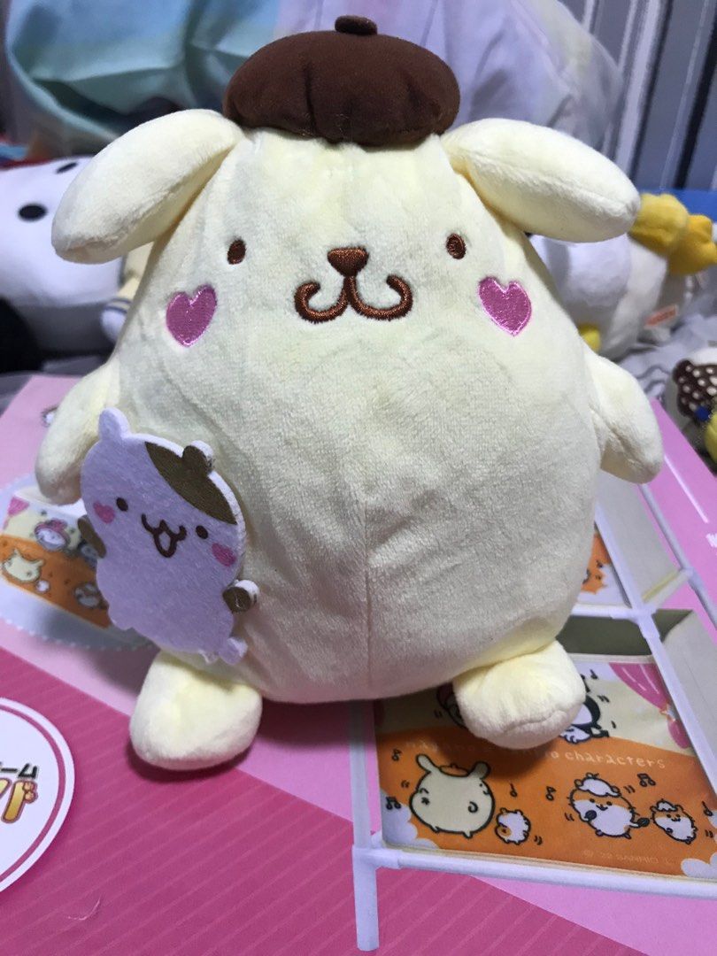 Pompompurin with heart cheeks, Hobbies & Toys, Toys & Games on Carousell