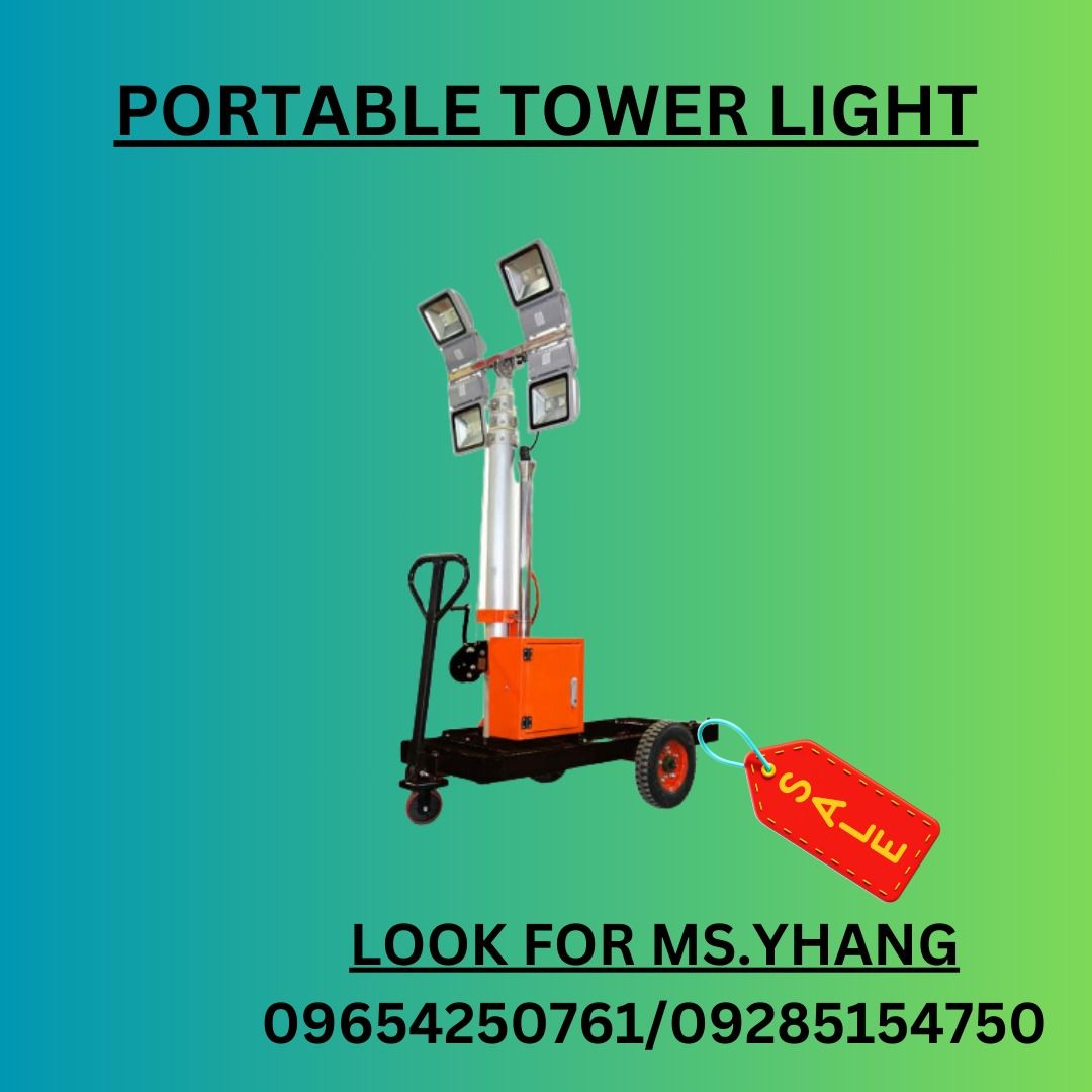 portable tower light, Commercial & Industrial, Construction Tools ...