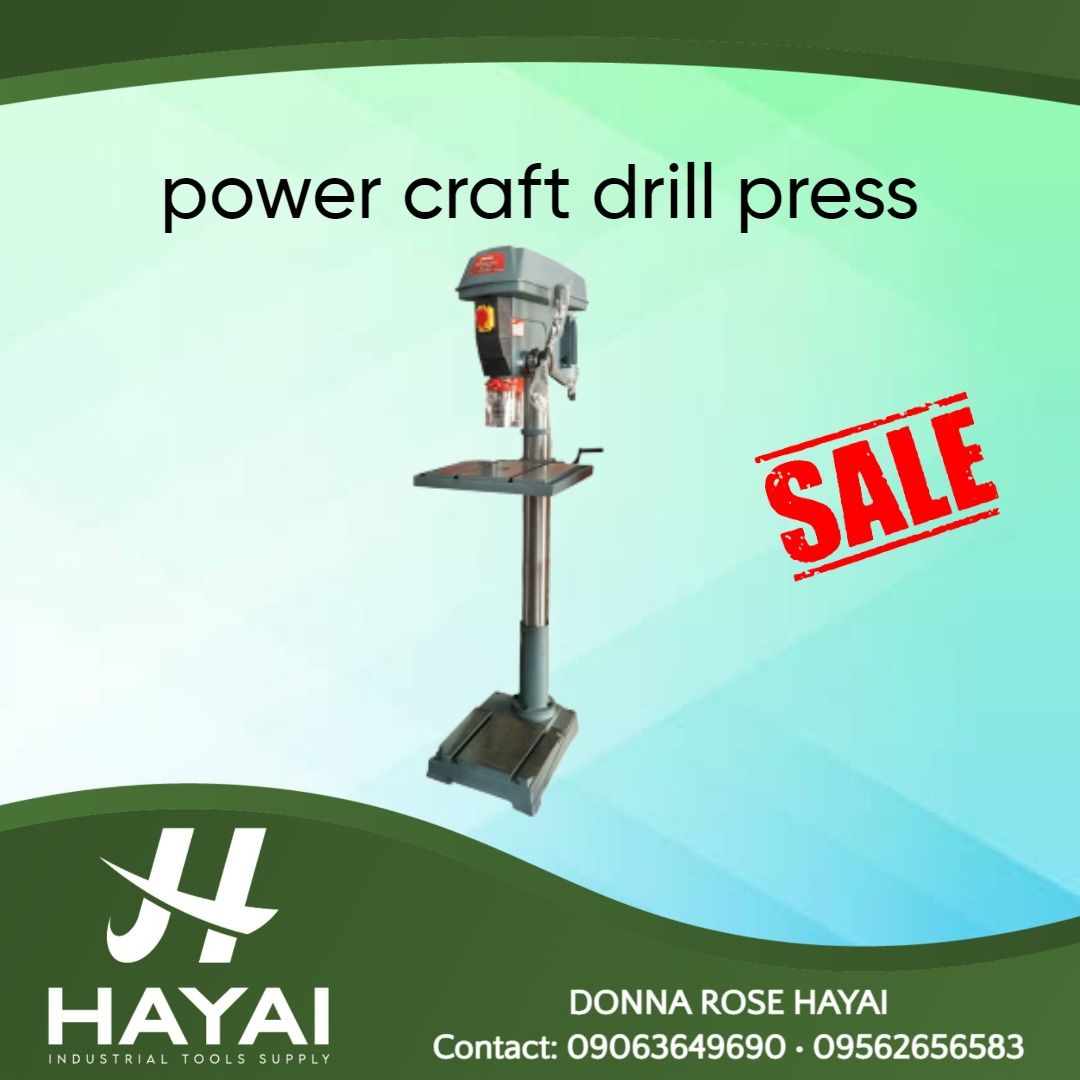power craft drill press, Commercial & Industrial, Construction Tools ...