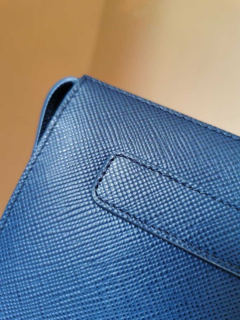 Prad@ Men Logo Word Clutch, Men's Fashion, Bags, Belt bags, Clutches ...