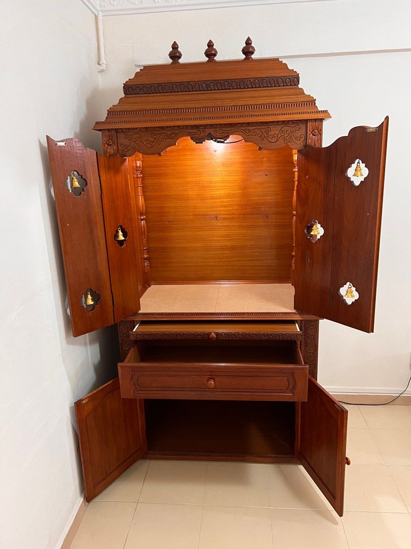 Prayer Altar Cabinet, Furniture & Home Living, Furniture, Shelves ...