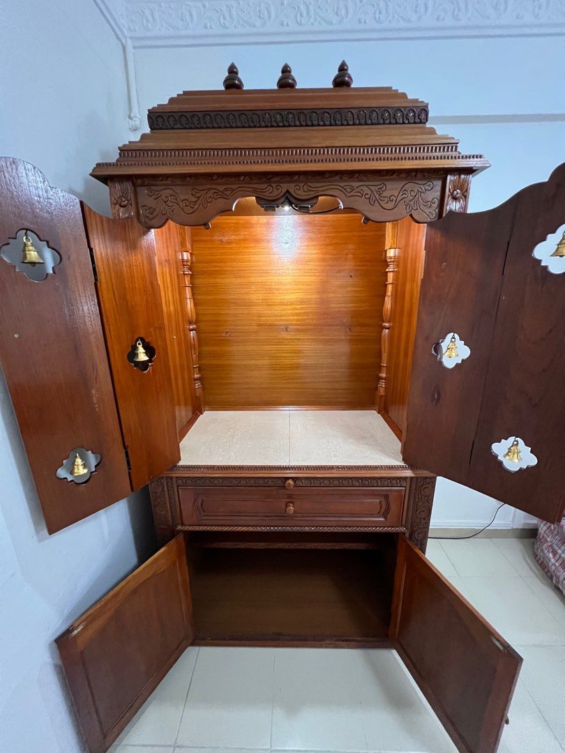 Prayer Altar Cabinet, Furniture & Home Living, Furniture, Shelves ...