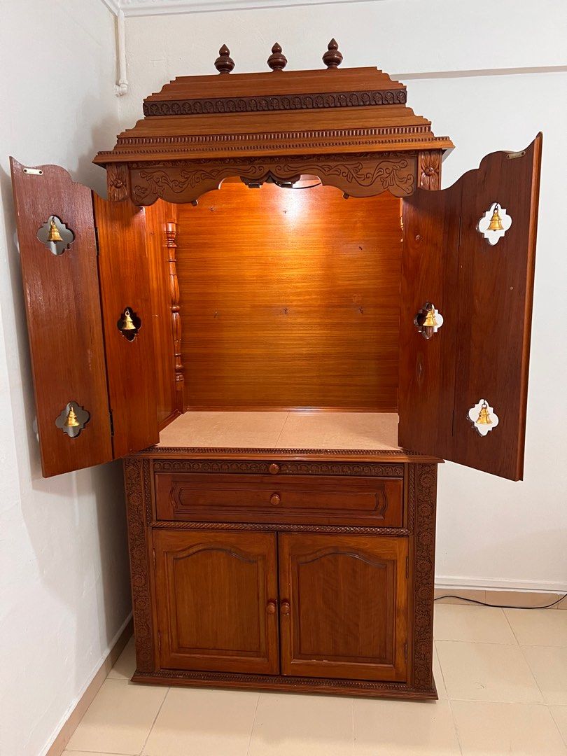 Prayer Altar Cabinet, Furniture & Home Living, Furniture, Shelves ...
