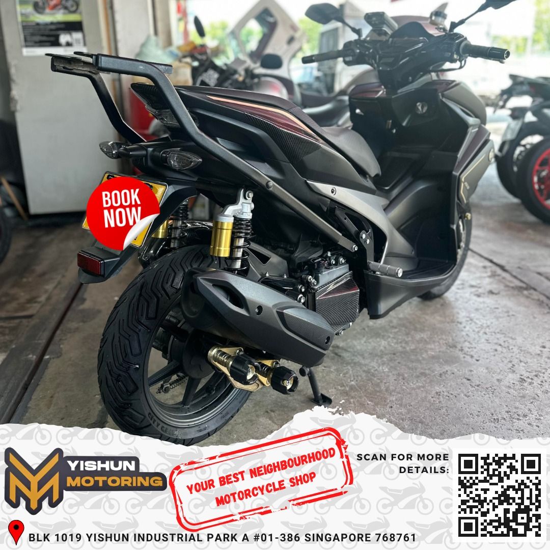 PRE OWNED YAMAHA AEROX 155 V1 ( USED UNIT YAMAHA AEROX155 V1 ) 2B ...