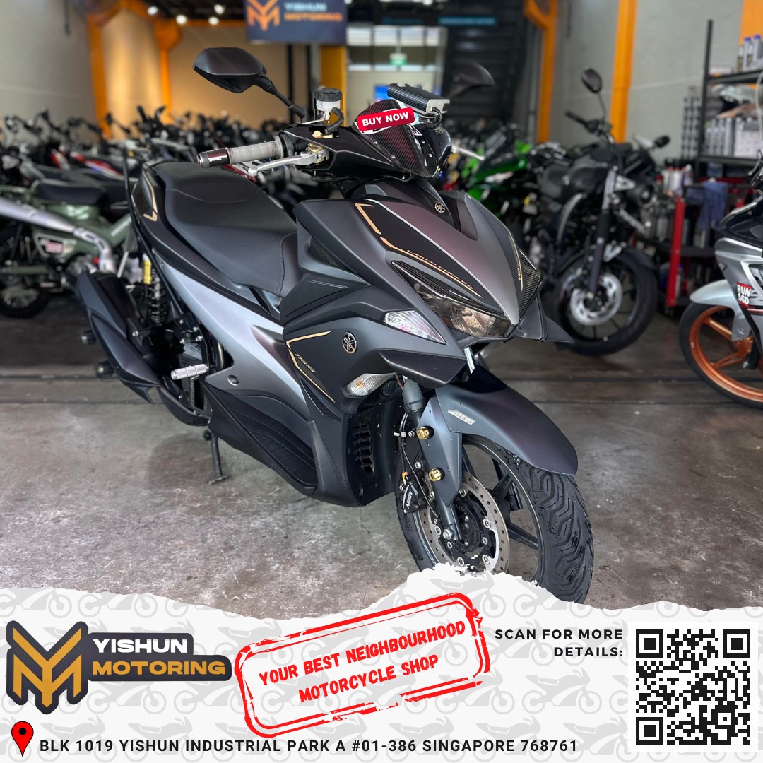 PRE OWNED YAMAHA AEROX 155 V1 ( USED UNIT YAMAHA AEROX155 V1 ) 2B ...