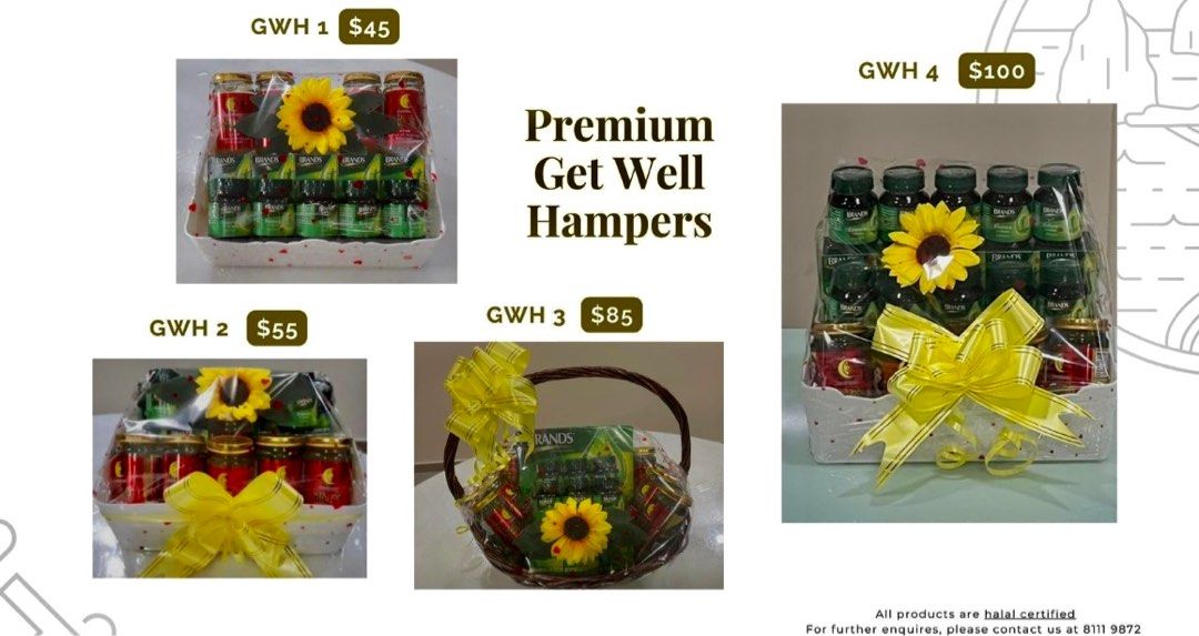 Premium Get Well hampers and Gifs include delivery and message card ...