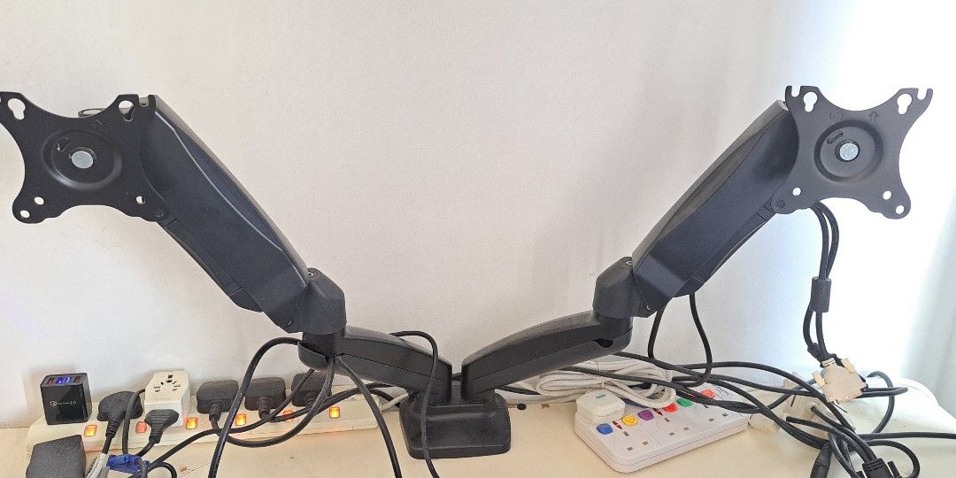 Prism monitor Arm with DELL monitors, Computers & Tech, Parts ...