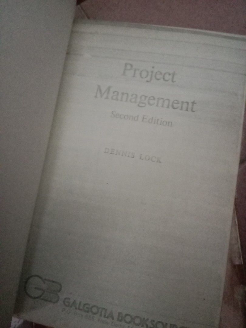 Project management 2nd edition, Hobbies & Toys, Books & Magazines ...