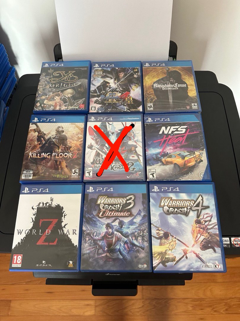 PS4 game YS Origin / Basara 4 / Kingdom come deliverance / Killing ...