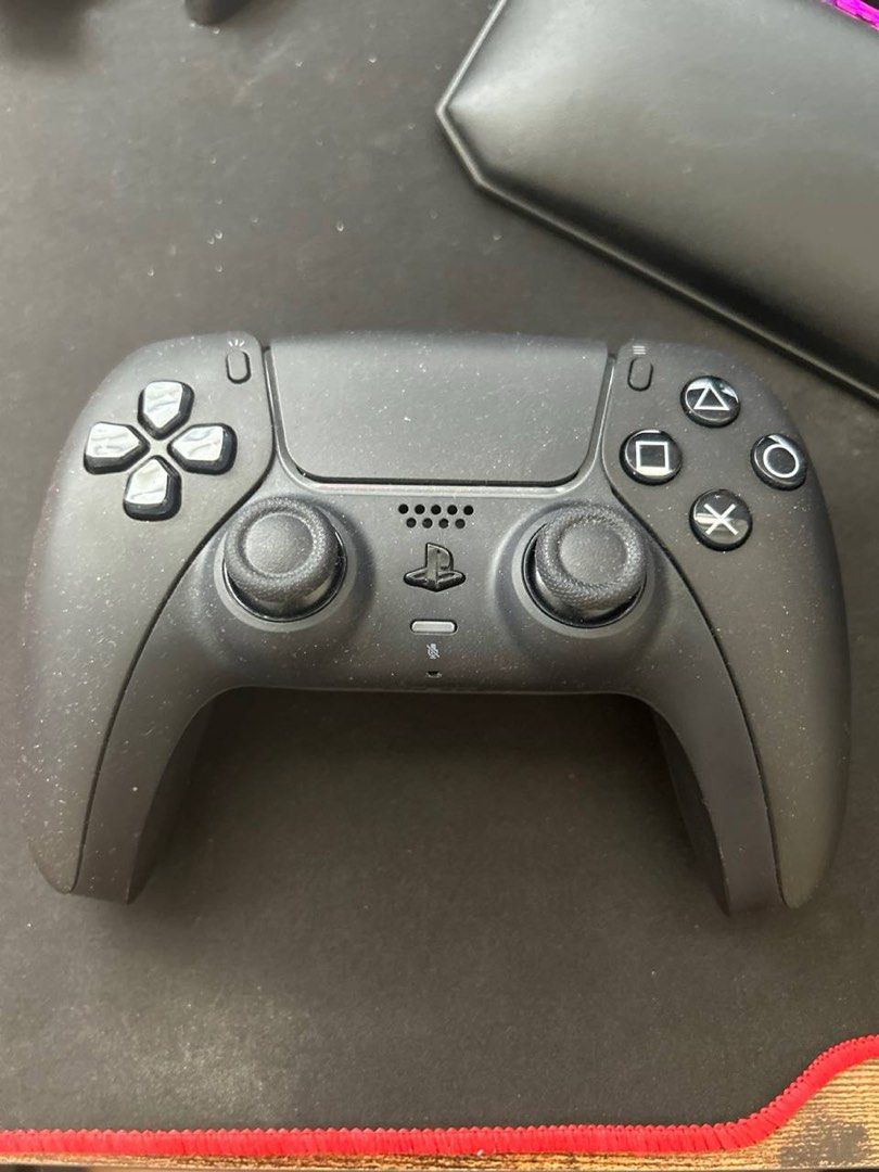 PS5 All black controller, Video Gaming, Gaming Accessories, Controllers ...