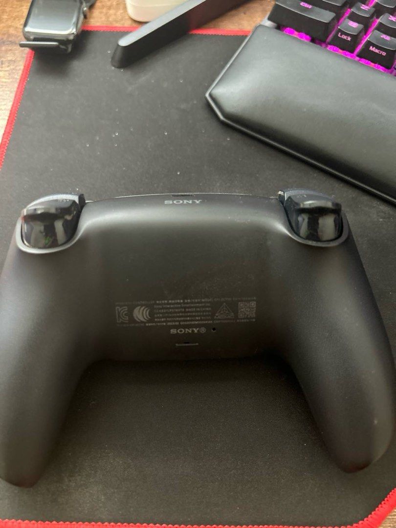 PS5 All black controller, Video Gaming, Gaming Accessories, Controllers ...