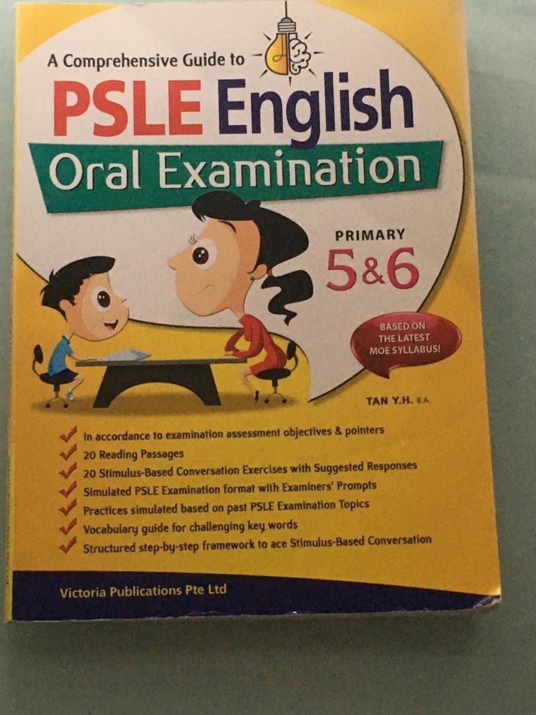 PSLE English Oral Examination Preparation and Vocab practice, editing ...