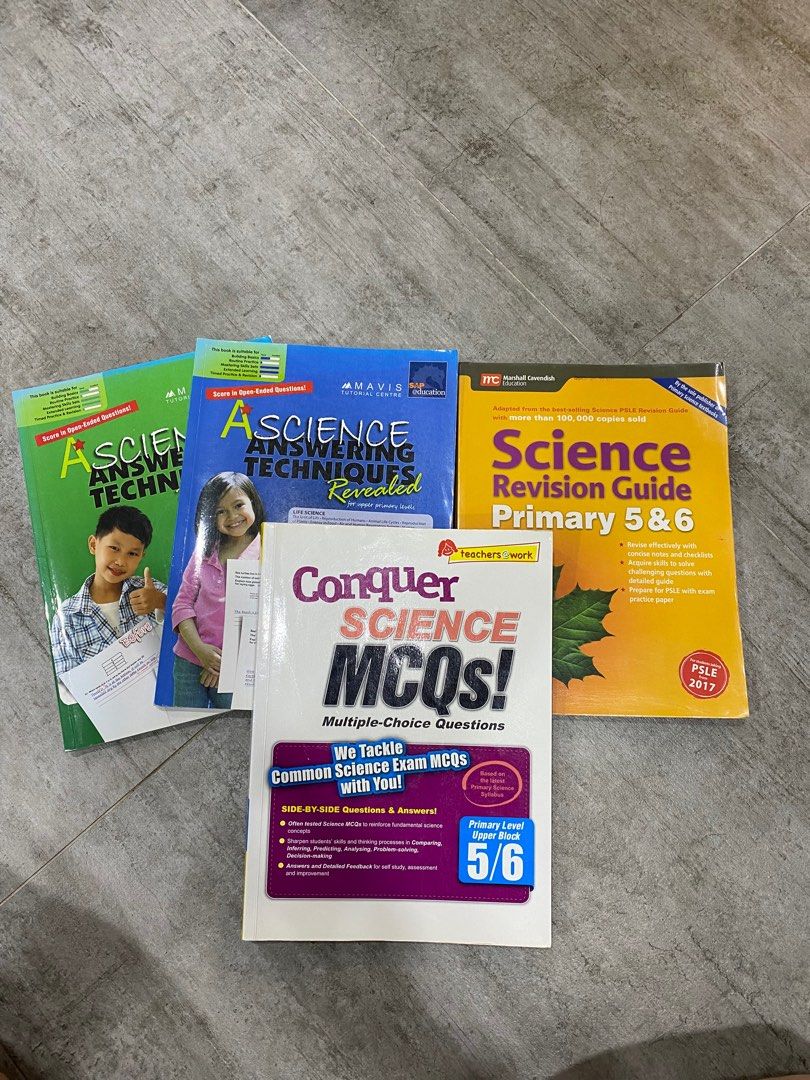 4 for $10 PSLE Science Assessment Books, Hobbies & Toys, Books ...