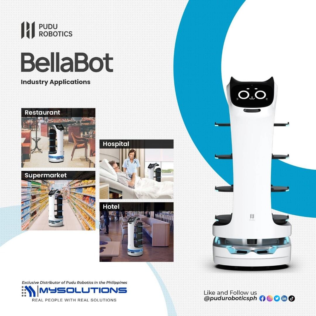 PUDU ROBOTICS BELLABOT PREMIUM DELIVERY ROBOT WITH INTERACTIVE ...