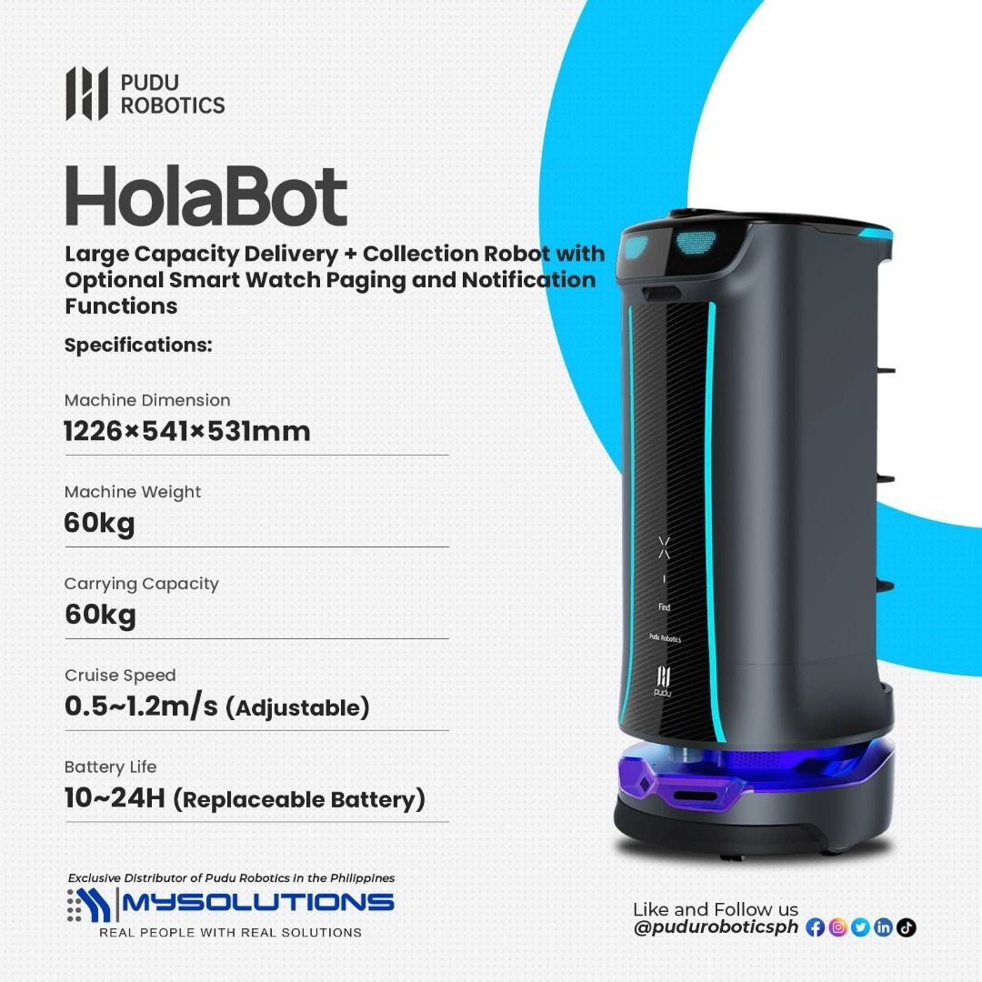 PUDU ROBOTICS HOLABOT DELIVERY ROBOT, Computers & Tech, Office & Business Technology on Carousell