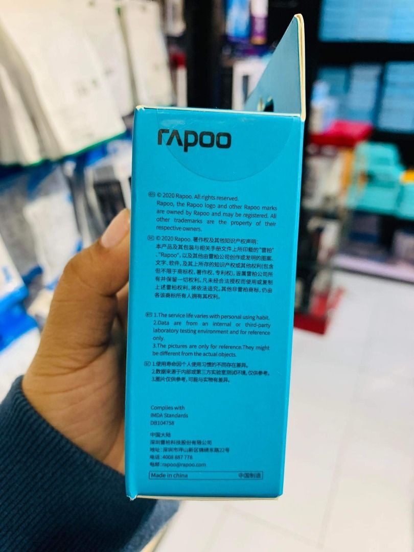 Rapoo PA20 Mini Fast Charger Type-C output White, Computers & Tech ...
