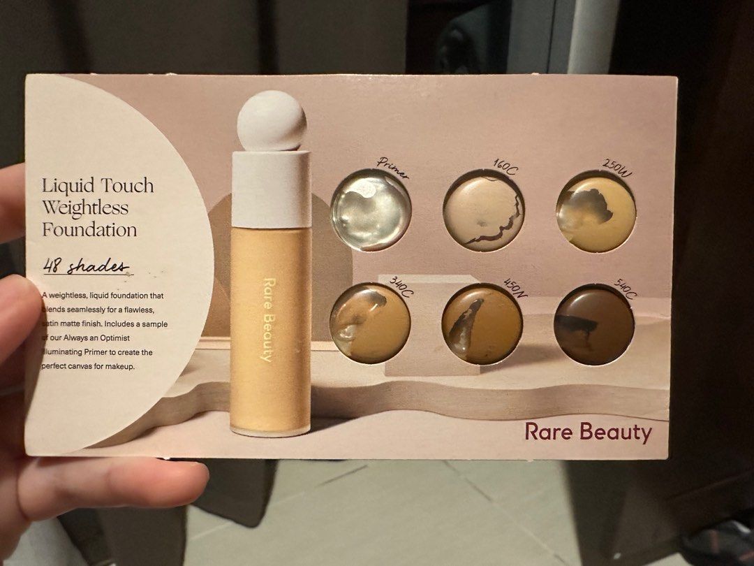 Rare beauty foundation sampler, Beauty & Personal Care, Face, Makeup on ...