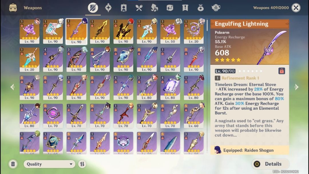 RARE GENSHIN IMPACT ACCOUNT, Video Gaming, Video Games, Others on Carousell