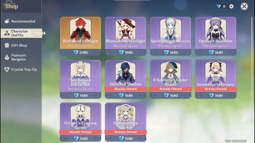 RARE GENSHIN IMPACT ACCOUNT, Video Gaming, Video Games, Others on Carousell