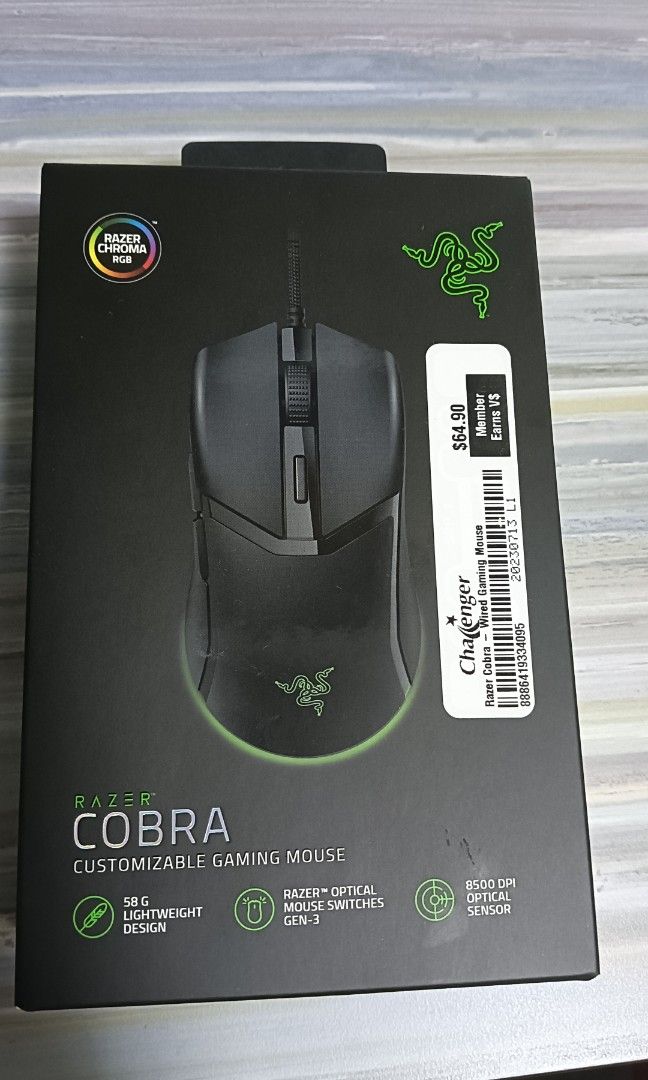 Razer Cobra Mouse, Computers & Tech, Parts & Accessories, Mouse ...