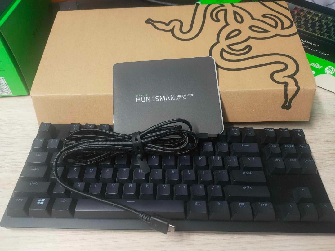 RAZER HUNTSMAN TOURNAMENT EDITION GAMING KEYBOARD AND BLACKSHARK V2 PRO ...
