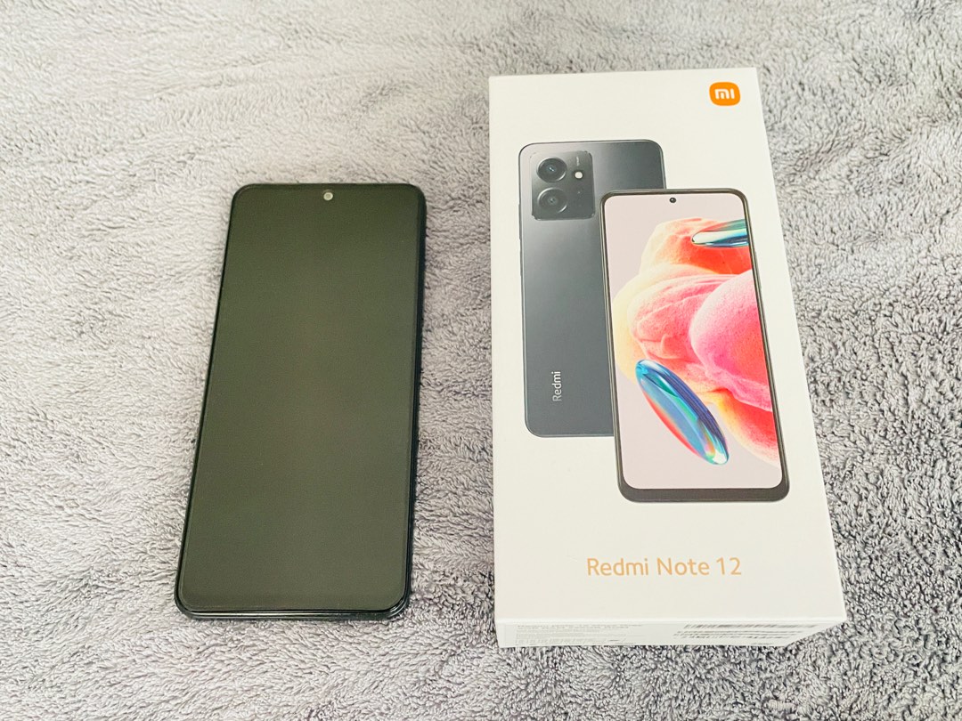 Redmi Note 12 Matte Black 256GB, Mobile Phones & Gadgets, Mobile Phones ...