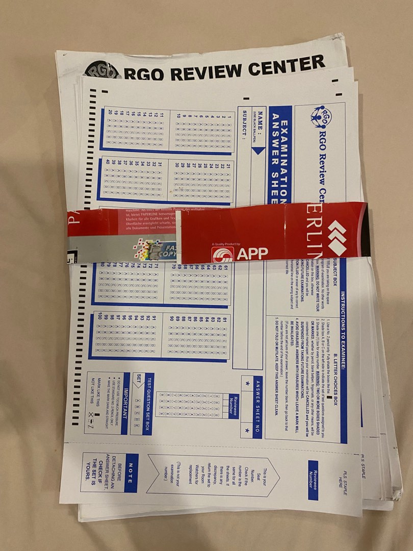 BLEPP RGO Home-Based Review Tests (UNUSED) - PSYCHOMETRICIAN LICENSURE ...