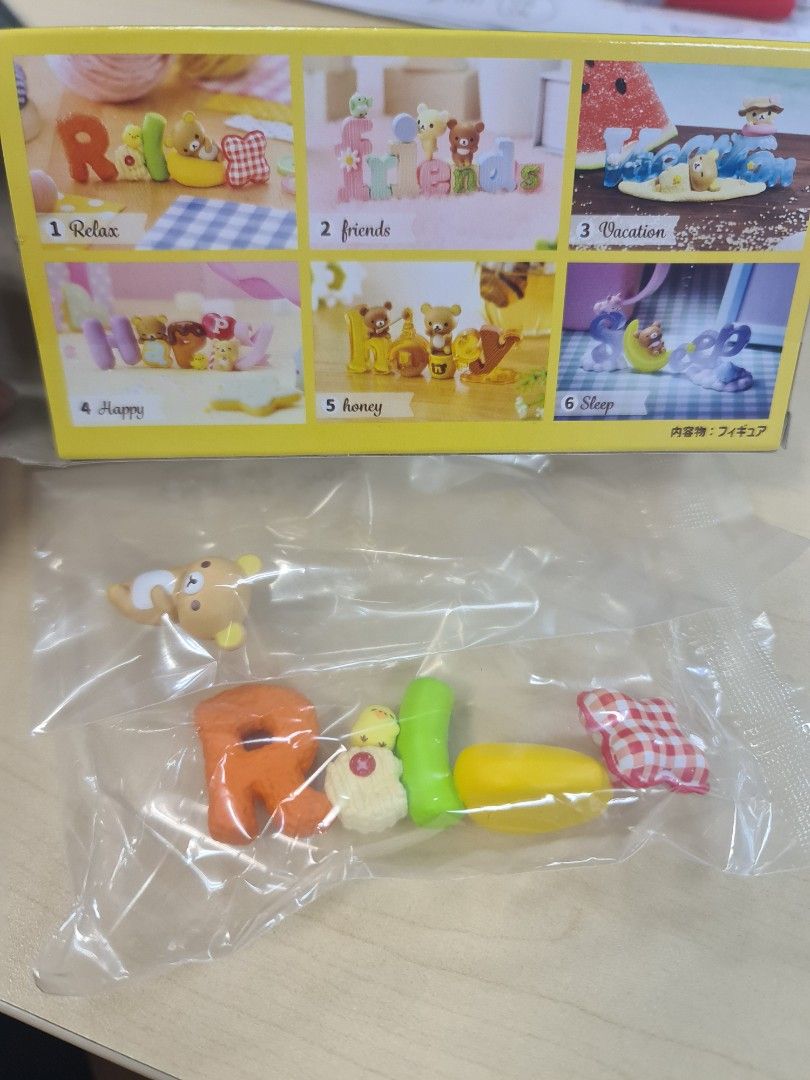 Rilakkuma words rement re-ment, Hobbies & Toys, Toys & Games on Carousell
