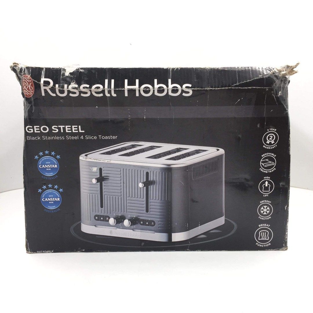 RUSSELL HOBBS 4-Slice Bread Geo Toaster, TV & Home Appliances, Kitchen ...