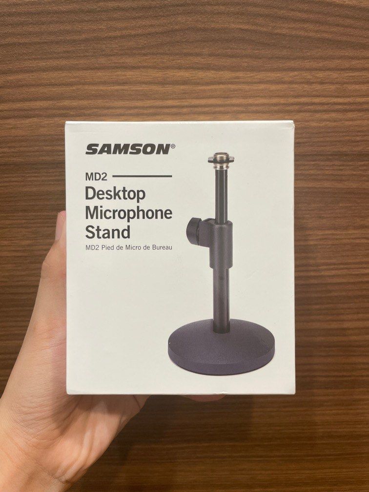 Samson MD2 Desktop microphone mic stand, Audio, Other Audio Equipment ...