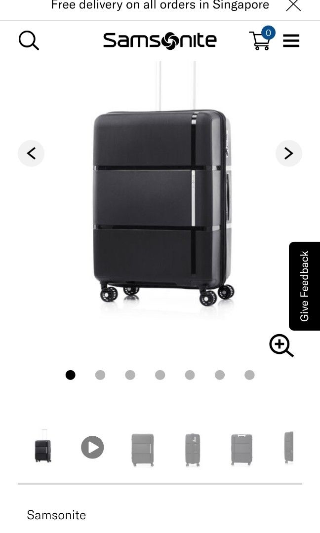 Samsonite Interlace Spinner 67/24, Hobbies & Toys, Travel, Luggage on ...