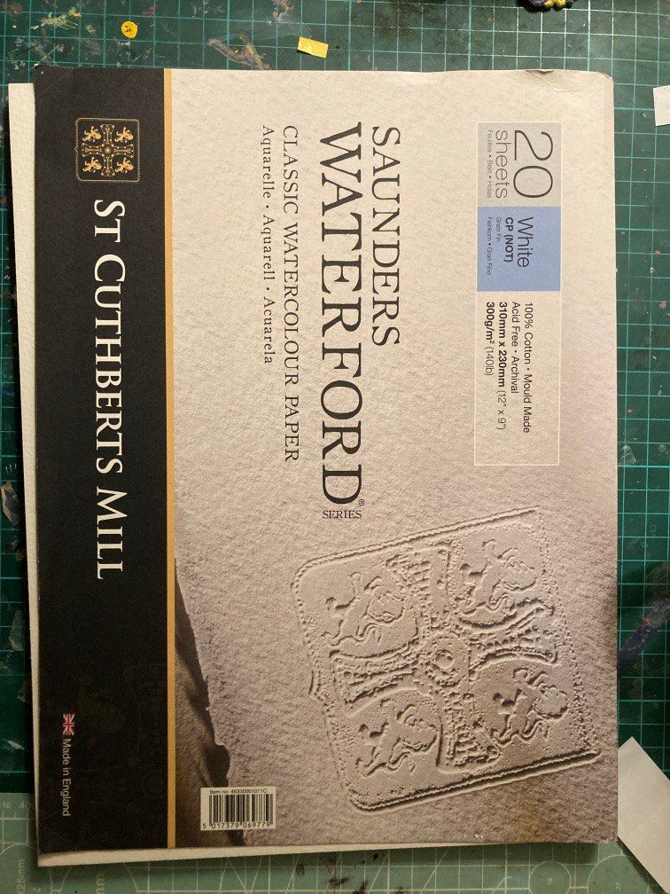 SAUNDERS WATERFORD watercolour paper, Hobbies & Toys, Stationery ...