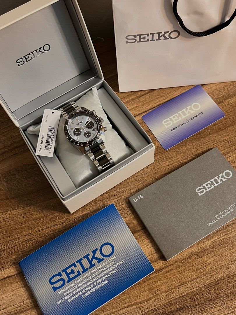 Seiko ssc909 LE Ice Panda, Luxury, Watches on Carousell