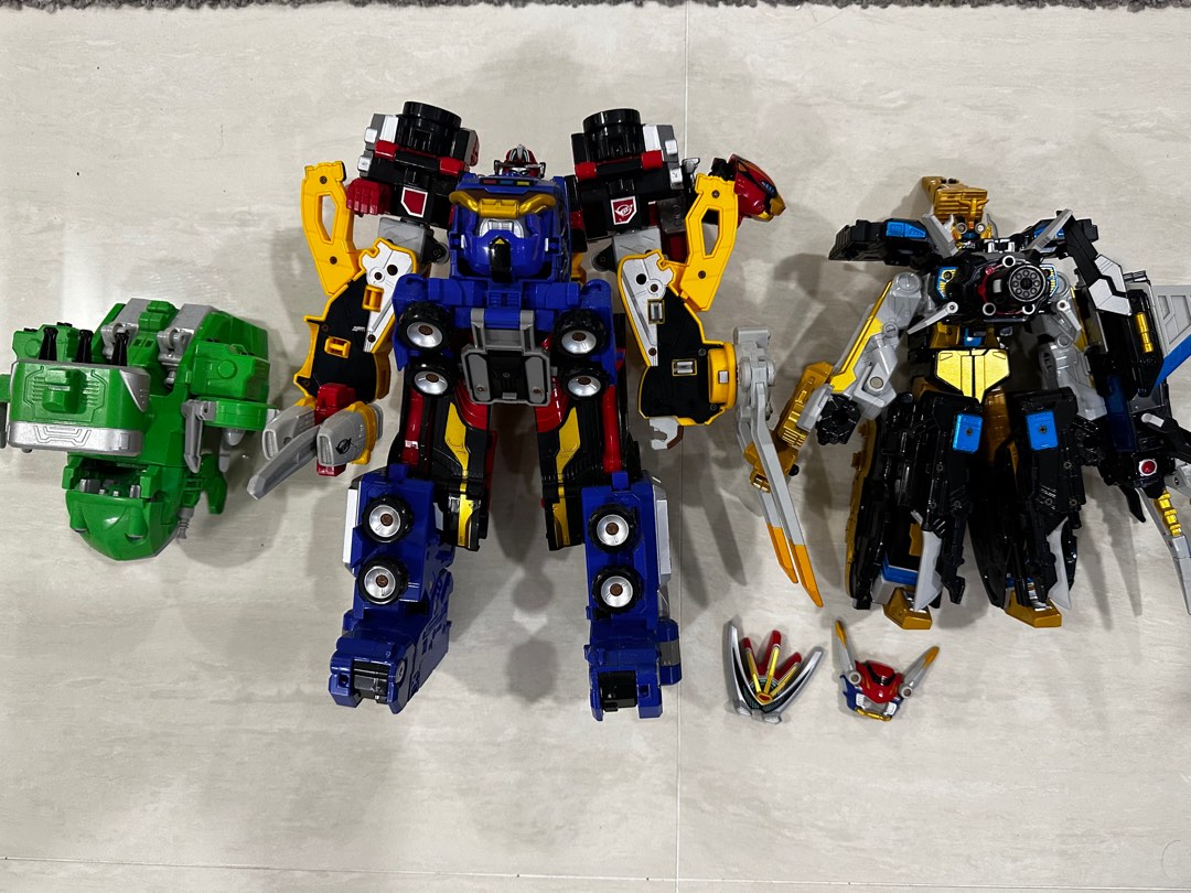 Sentai go busters power rangers tokumei beast morpher megazord dx ...
