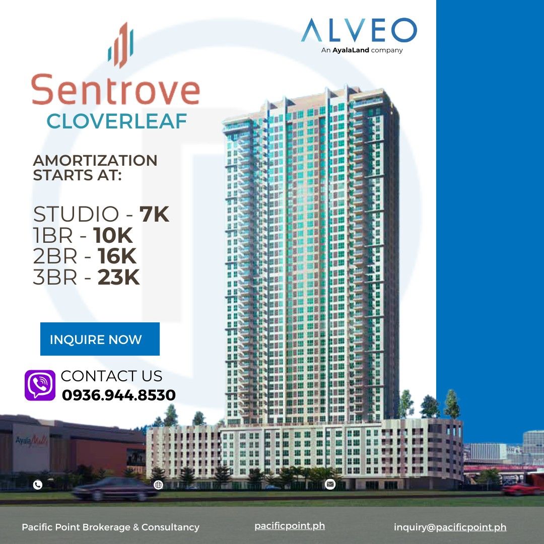Sentrove Cloverleaf in Balintawak, Quezon City (Perfect location ...